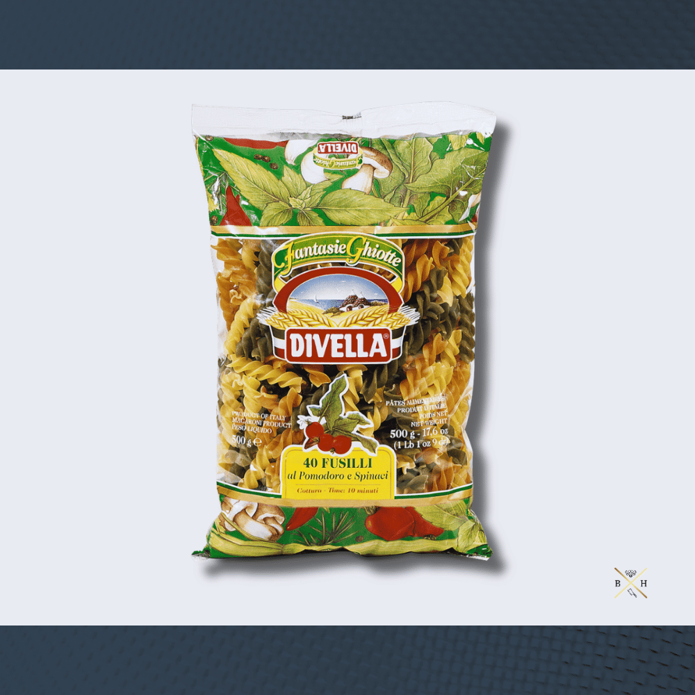 Fusilli Tricolor Italiano Divella | Black Horn Meats