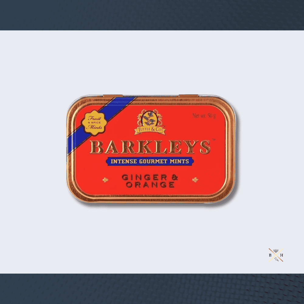 Barkley's Tastefull Intense Mints - Ginger & Orange | Black Horn Meats