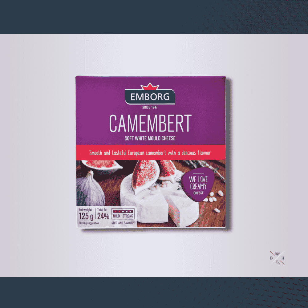 Queijo Tipo Camembert Dinamarquês Emborg | Black Horn Meats